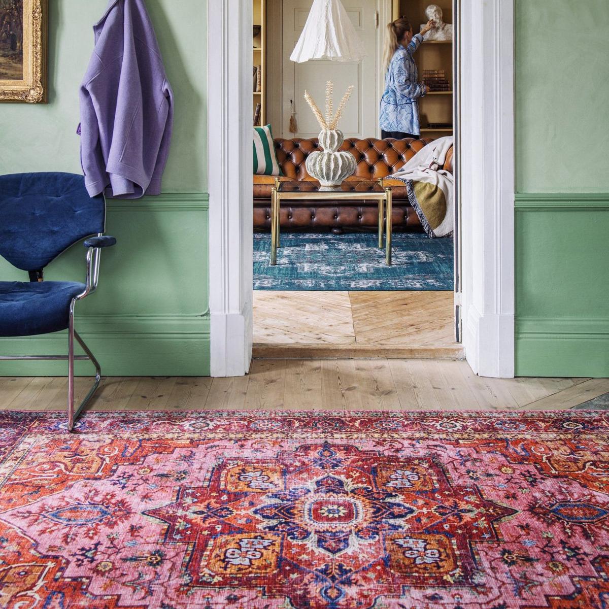 What colour rug goes with green walls - Rugvista