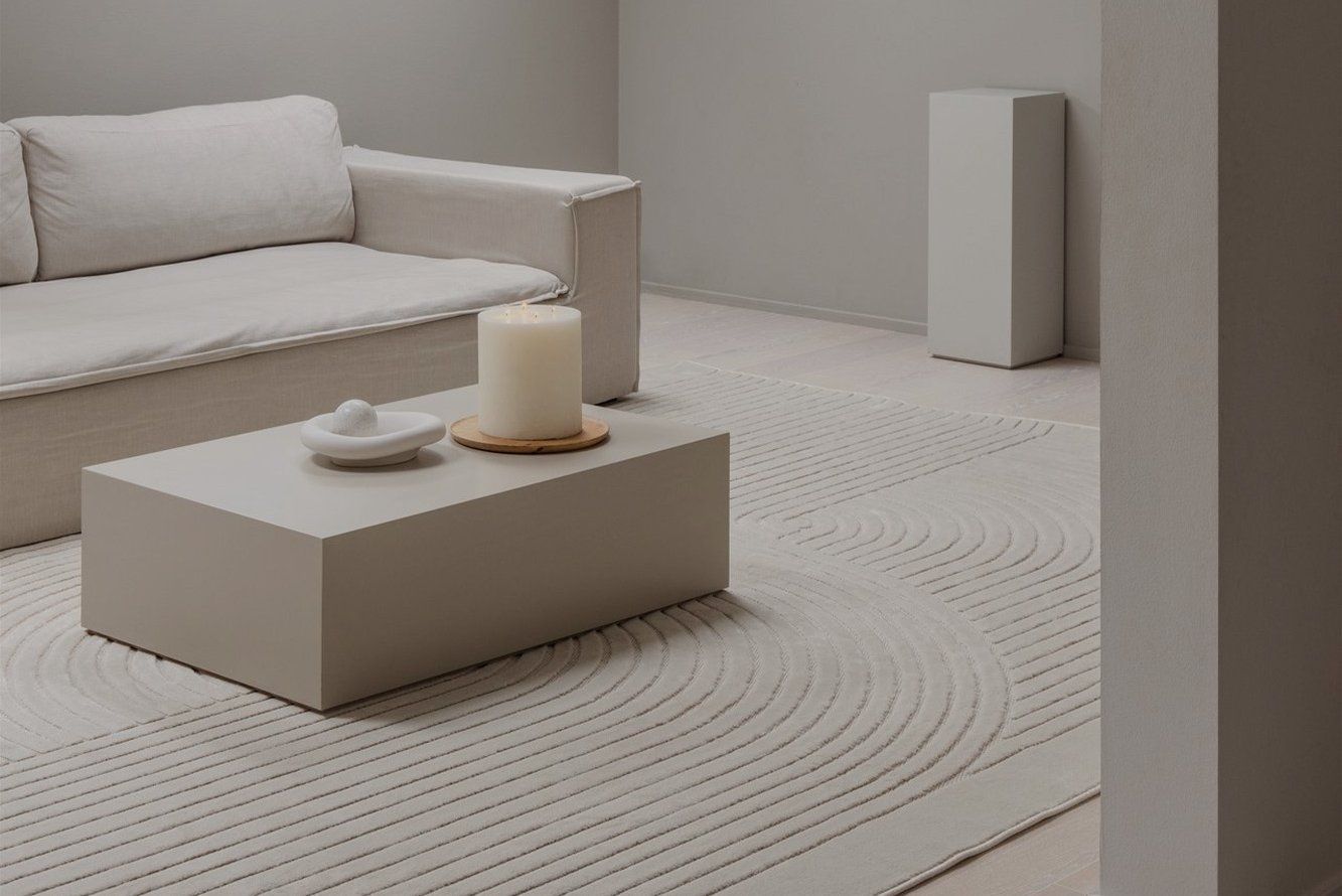 Rugvista essential - Chessie - Grön / Off White 140 x 200 cm Matta ...