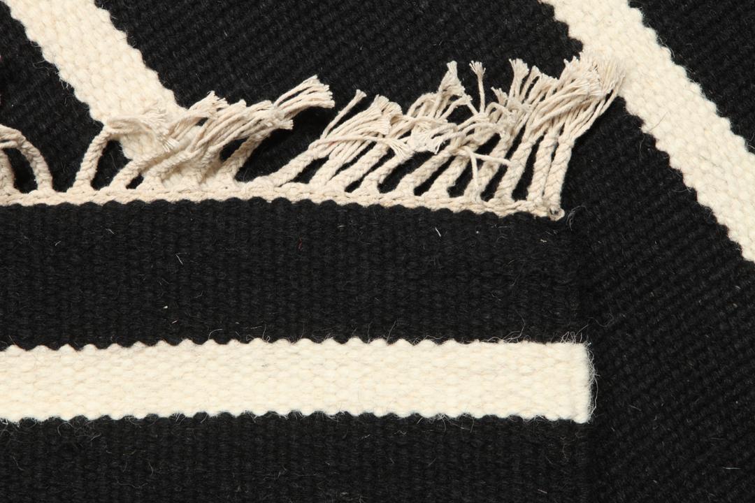 Rugvista core - Dorri Stripe - Black / White 200 x 300 cm Wool Rug ...