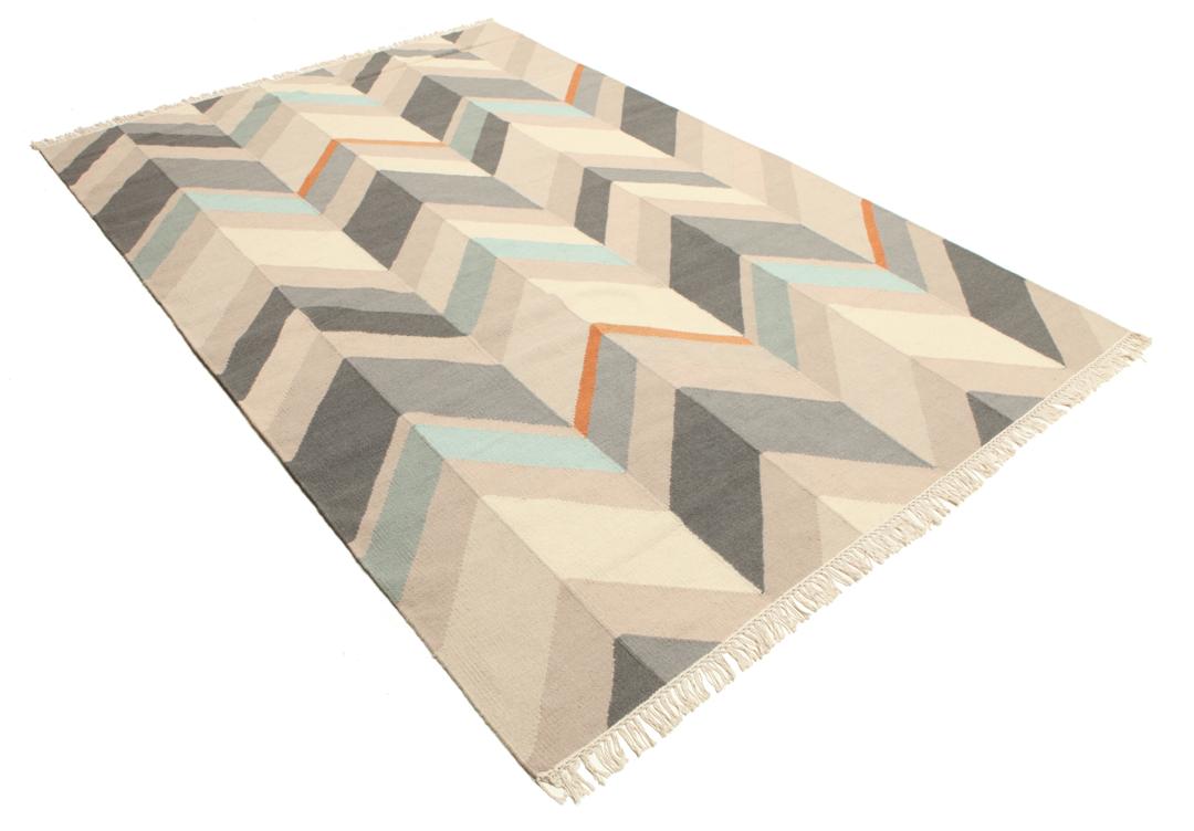 Rugvista core - Kasimir - Beige / Grå 200 x 300 cm Ullteppe - Rugvista