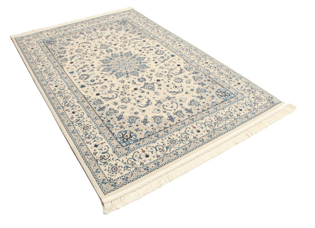 Rugvista core - Nain Emilia - Cream White / Light Blue 160 x 230 cm Rug ...