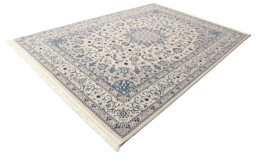 Rugvista core - Nain Emilia - Cream White / Light Blue 300 x 400 cm Rug ...