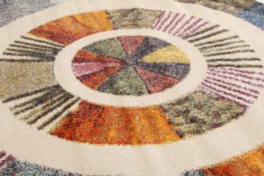 Rugvista essential - Going round - Multicolor, Round Ø 150 cm Rug ...