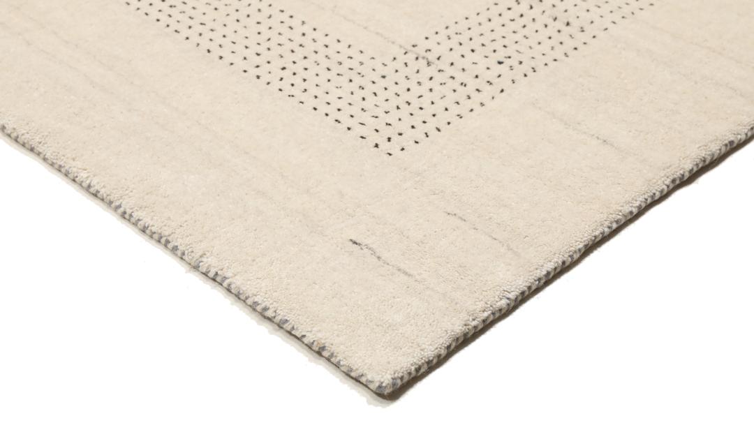 Rugvista core - Handloom Gabba - ナチュラルホワイト 200 x 200 cm ウール 絨毯 - Rugvista
