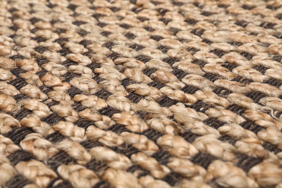 Rugvista core - Siri Jute - Beige / Black 200 x 300 cm Jute Rug - Rugvista