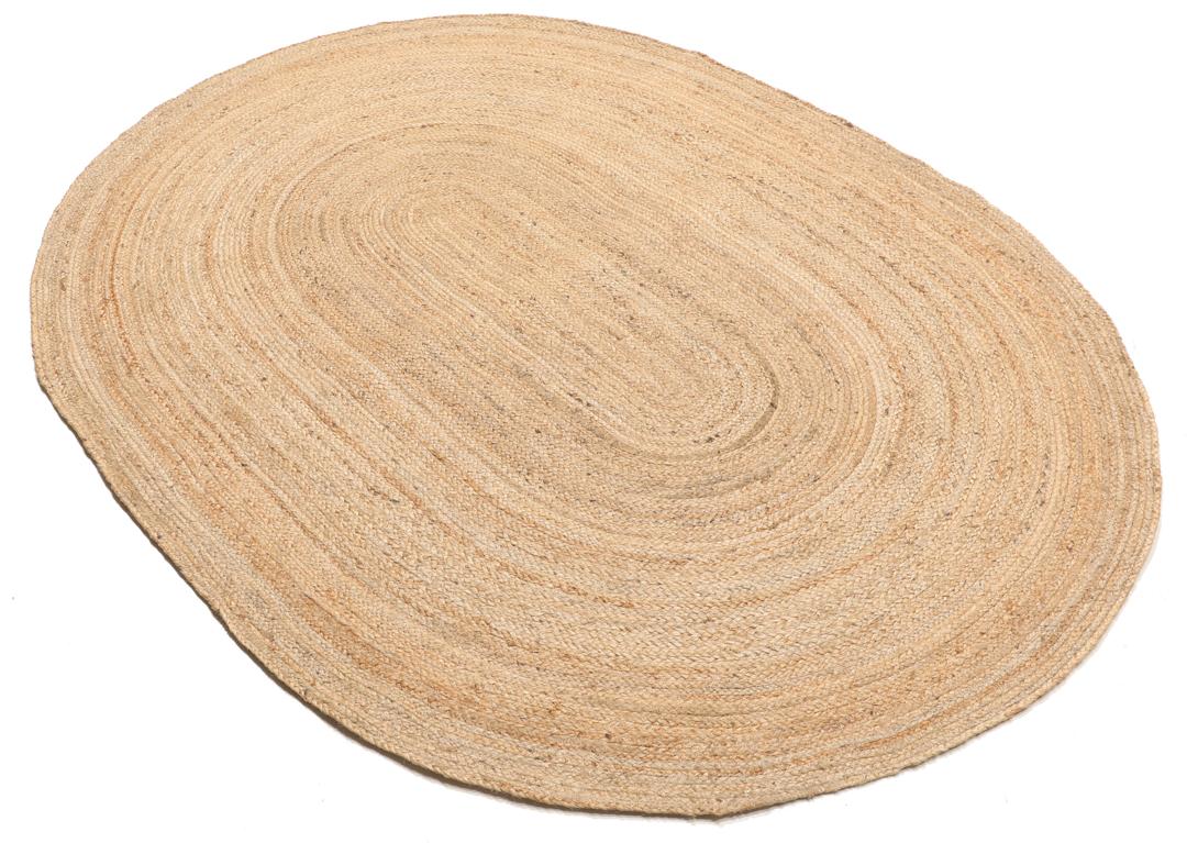 Rugvista core - Frida Oval - Beige 160 x 230 cm Jute Rug - Rugvista