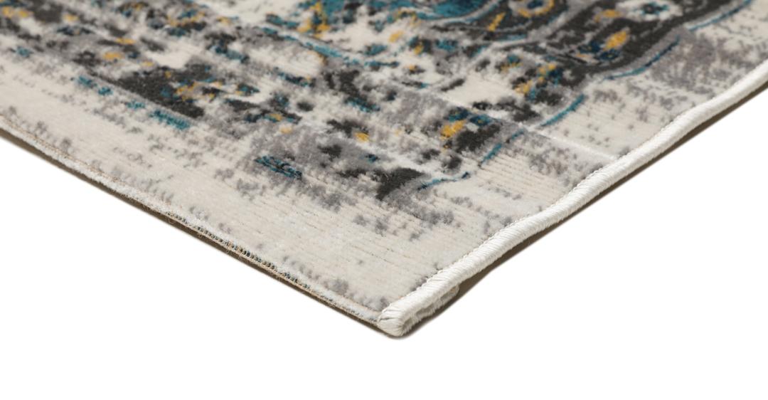 Rugvista essential - Vintage Vitra - ダークターコイズ 200 x 200 cm 絨毯 - Rugvista