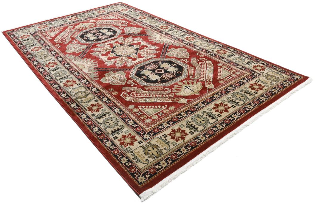 Rugvista core - Kazak Mirvan - Rot / Beige 200 x 300 cm Teppich - Rugvista