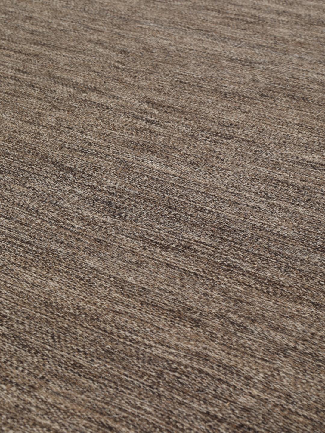 Rugvista core - Melange - Ruskea, Pitkä 80 x 300 cm Villamatto - Rugvista