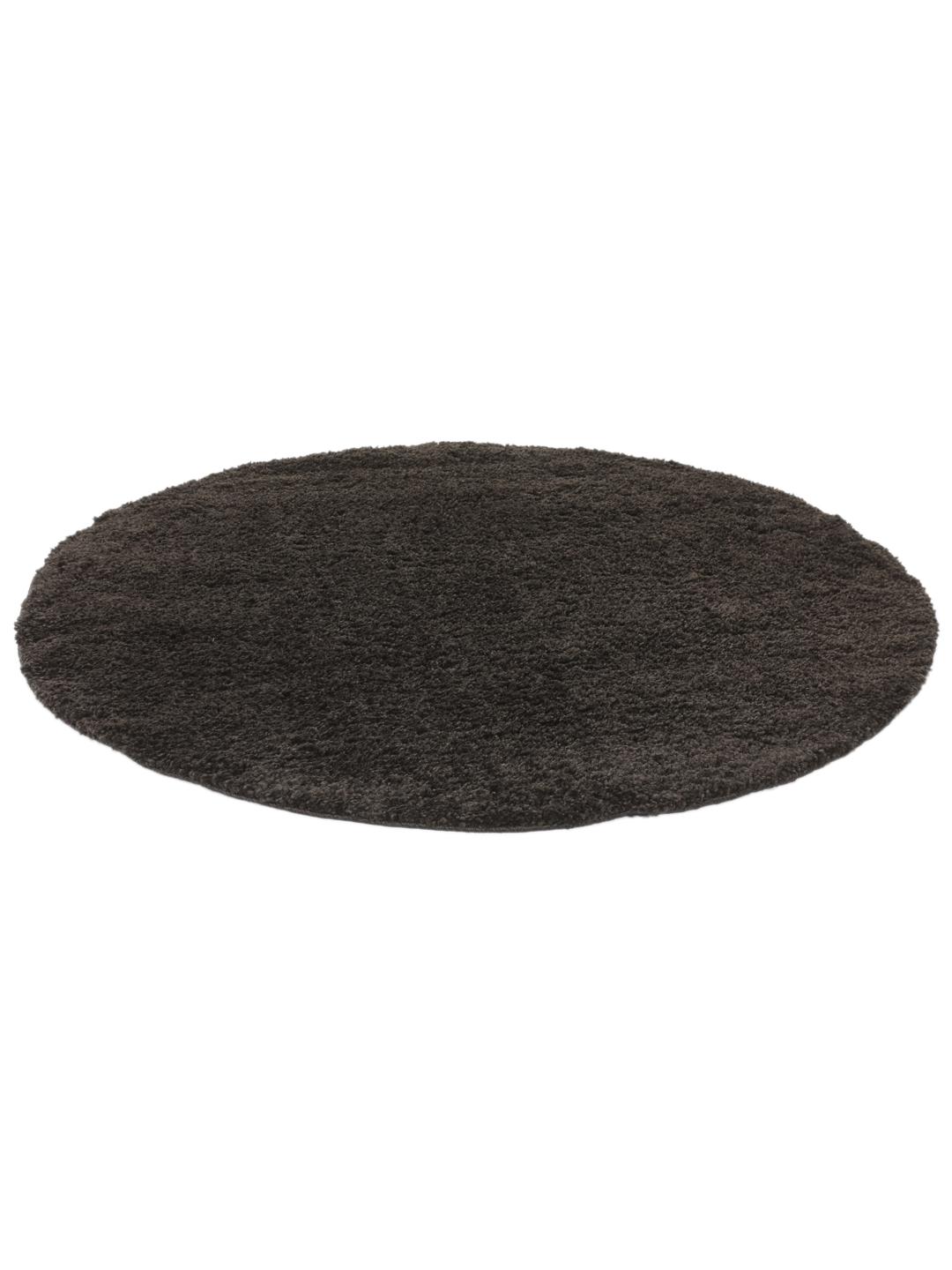Rugvista essential - Comfy - Charcoal Grey, Round Ø 250 cm Rug - Rugvista