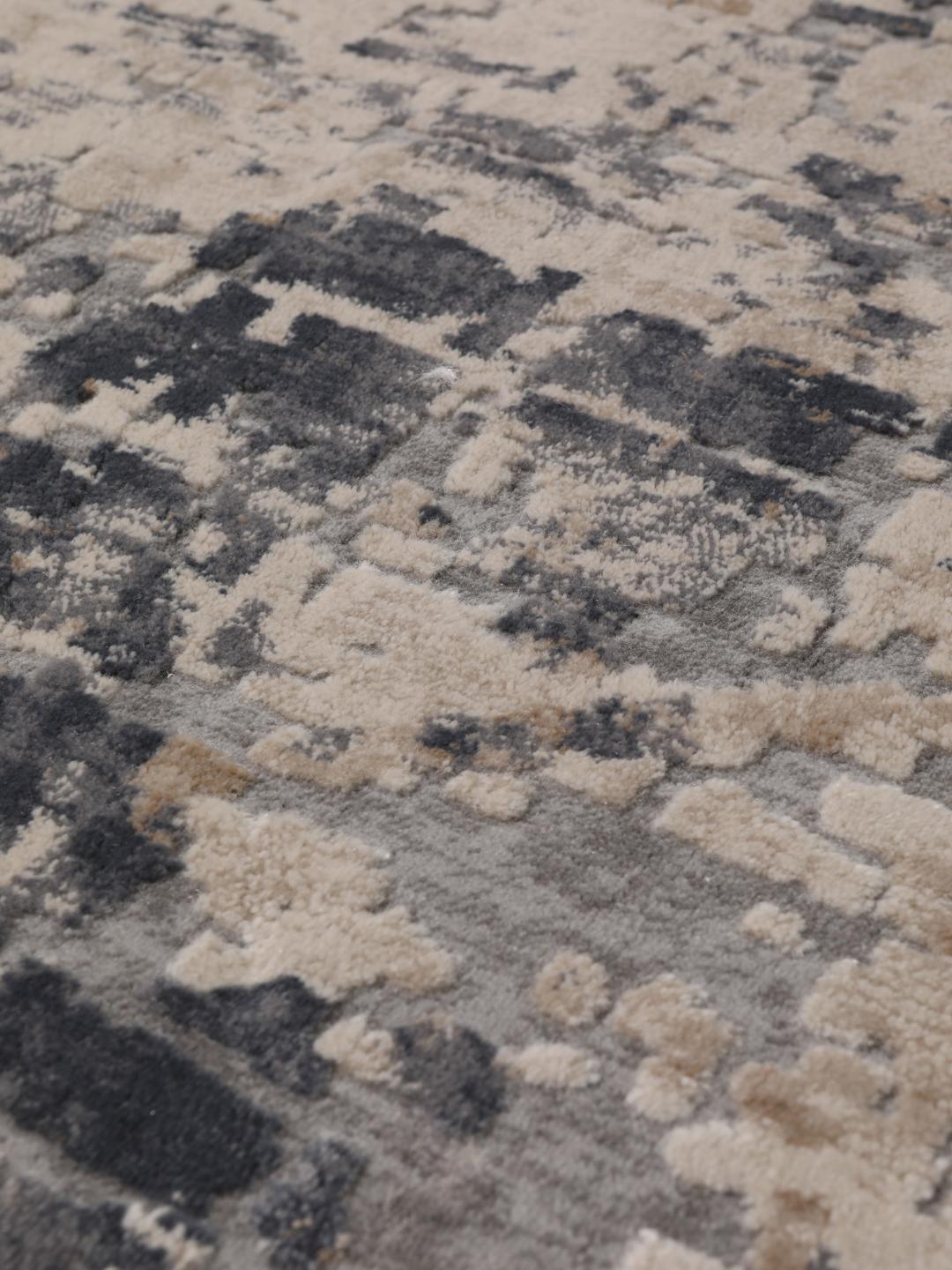 Rugvista core - Atlas - Grå / Beige, Rundt Ø 200 cm Tæppe - Rugvista