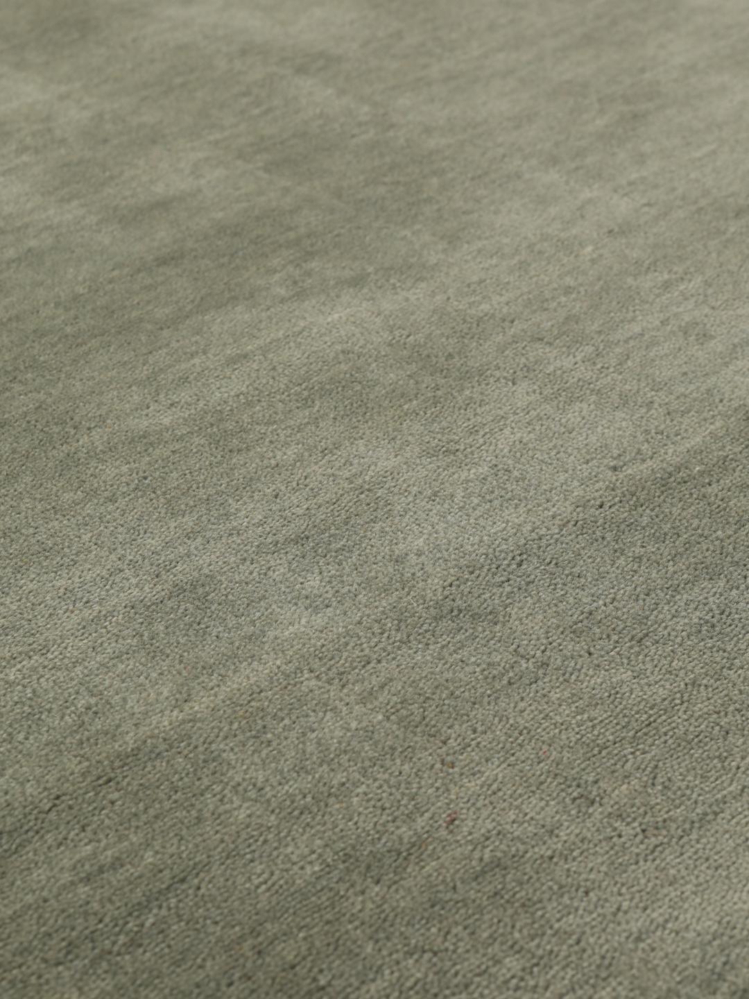 Rugvista premium - Handloom fringes - Light Green, Runner 80 x 300 cm ...
