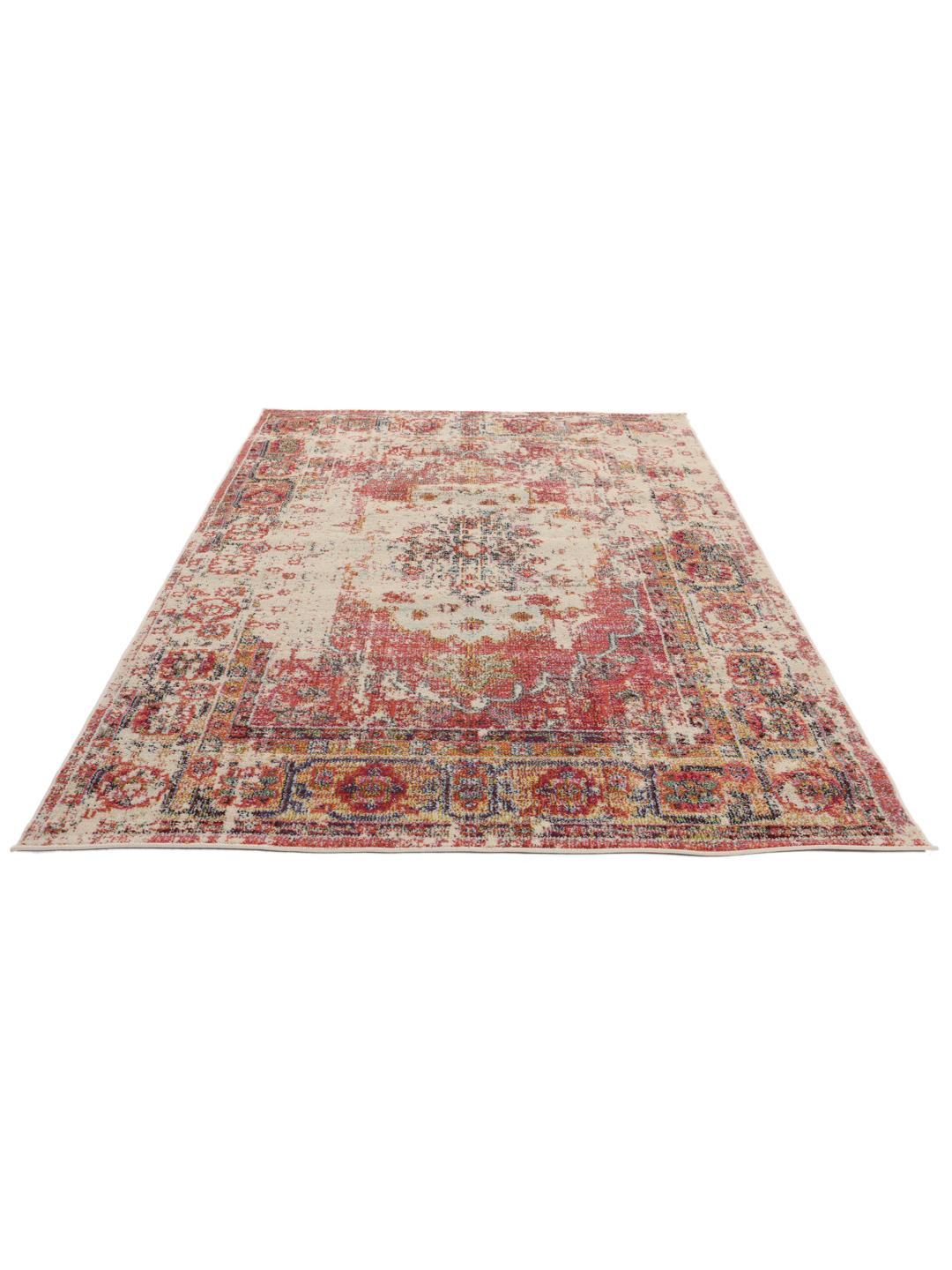 Rugvista essential - Ava - Coral Red / Beige 200 x 300 cm Rug - Rugvista