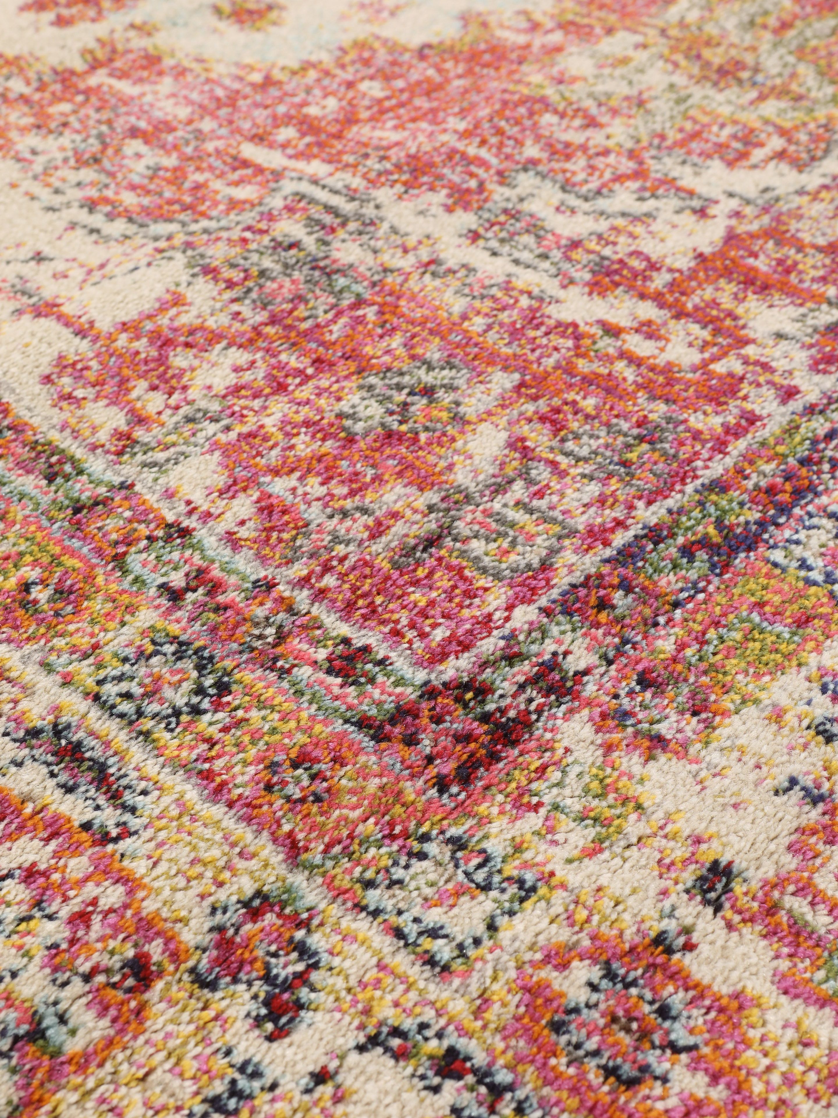 Rugvista Essential - Ava - Coral Red / Beige 200 x 300 cm Rug - Rugvista