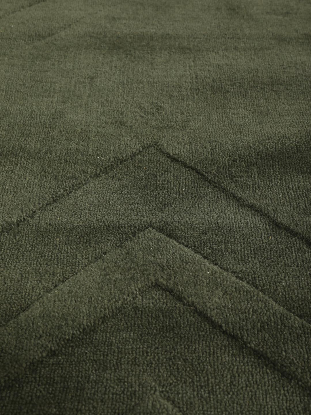 Rugvista premium - Labyrinth - Verde Bosco 200 x 300 cm Tappeto Di Lana ...