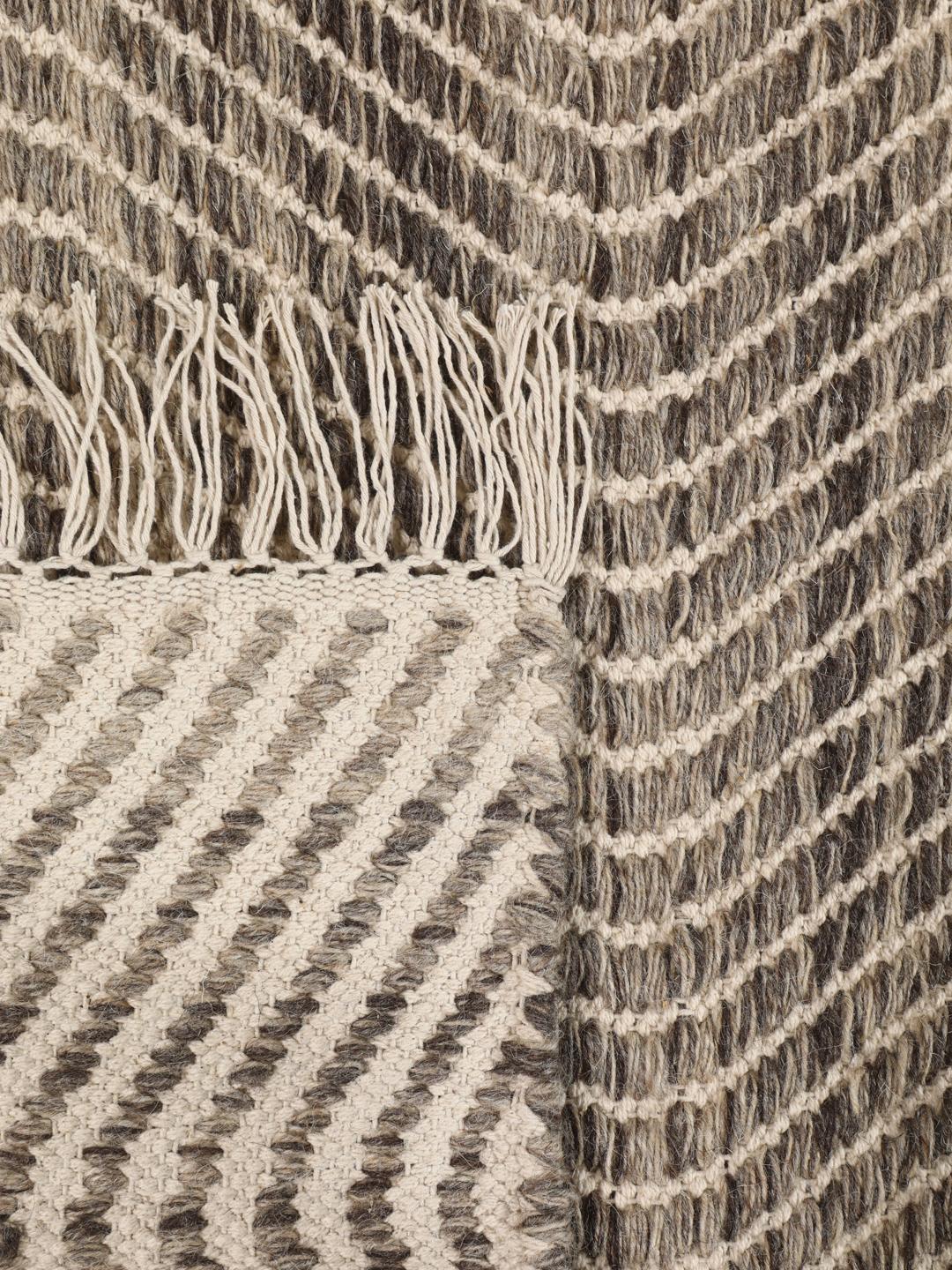 Rugvista core - Chinara - Brown / White 200 x 300 cm Wool Rug - Rugvista