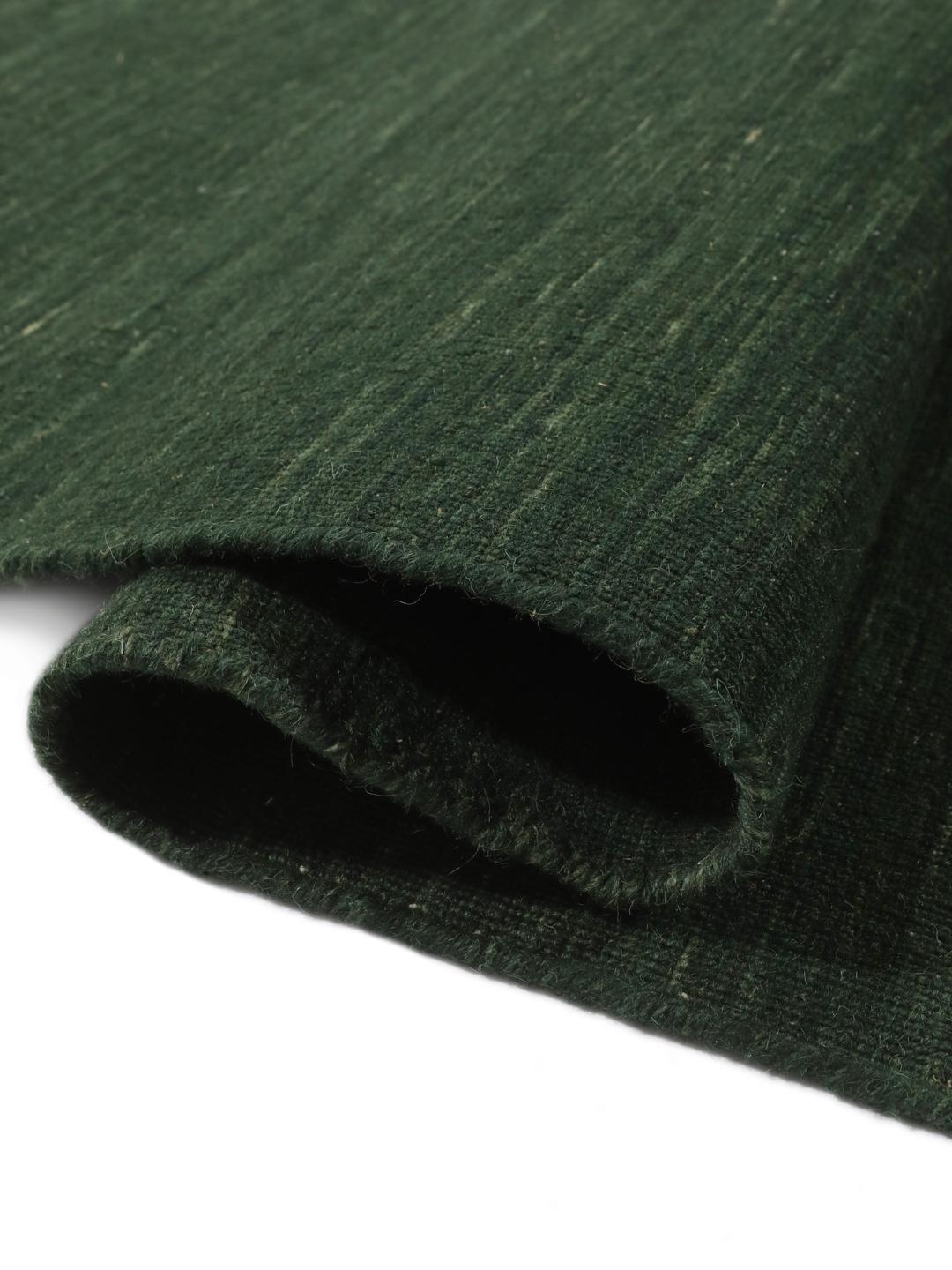 Rugvista core - Handloom flat - Forest Green 200 x 250 cm Wool Rug ...