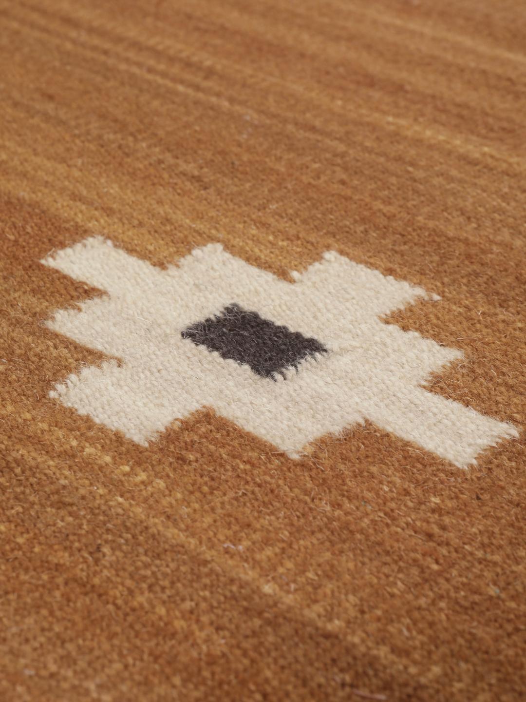 Rugvista core - Tribal - Senfgelb 200 x 300 cm Wollteppich - Rugvista