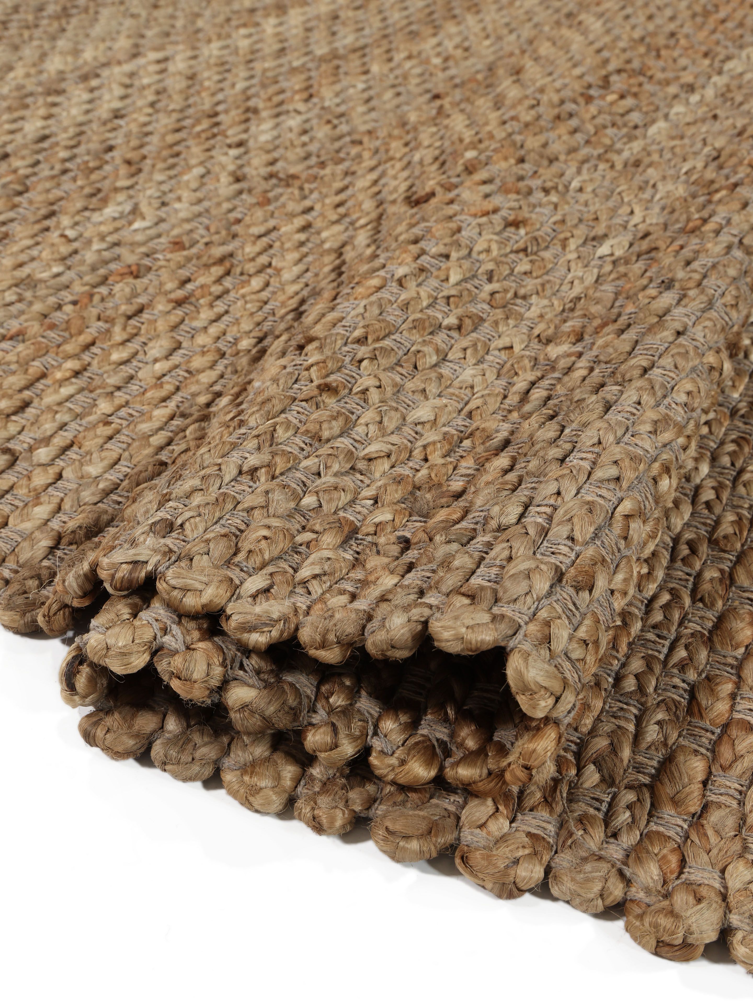 Siri Jute - Beige / Cremebeige 200 x 300 cm Juteteppich - Rugvista