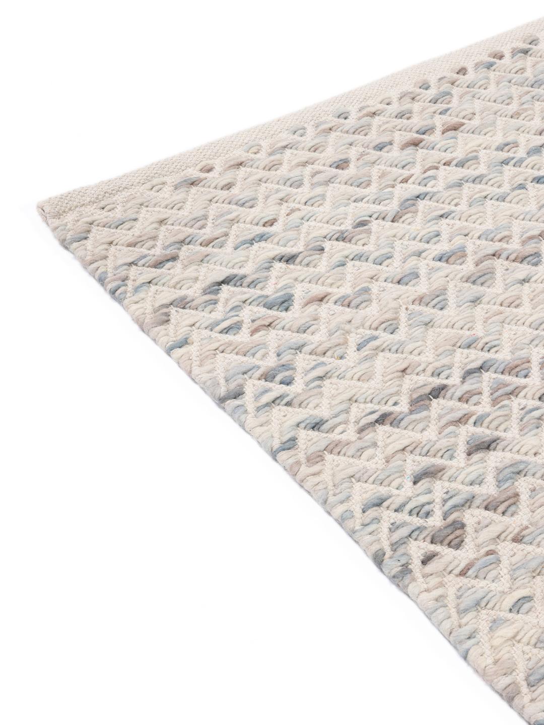 Rugvista core - Chevron Waves - Cream Beige / Greige 200 x 300 cm Wool ...