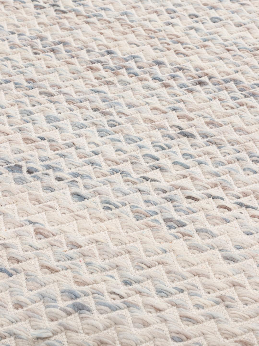 Rugvista core - Chevron Waves - Cream Beige / Greige 200 x 300 cm Wool ...
