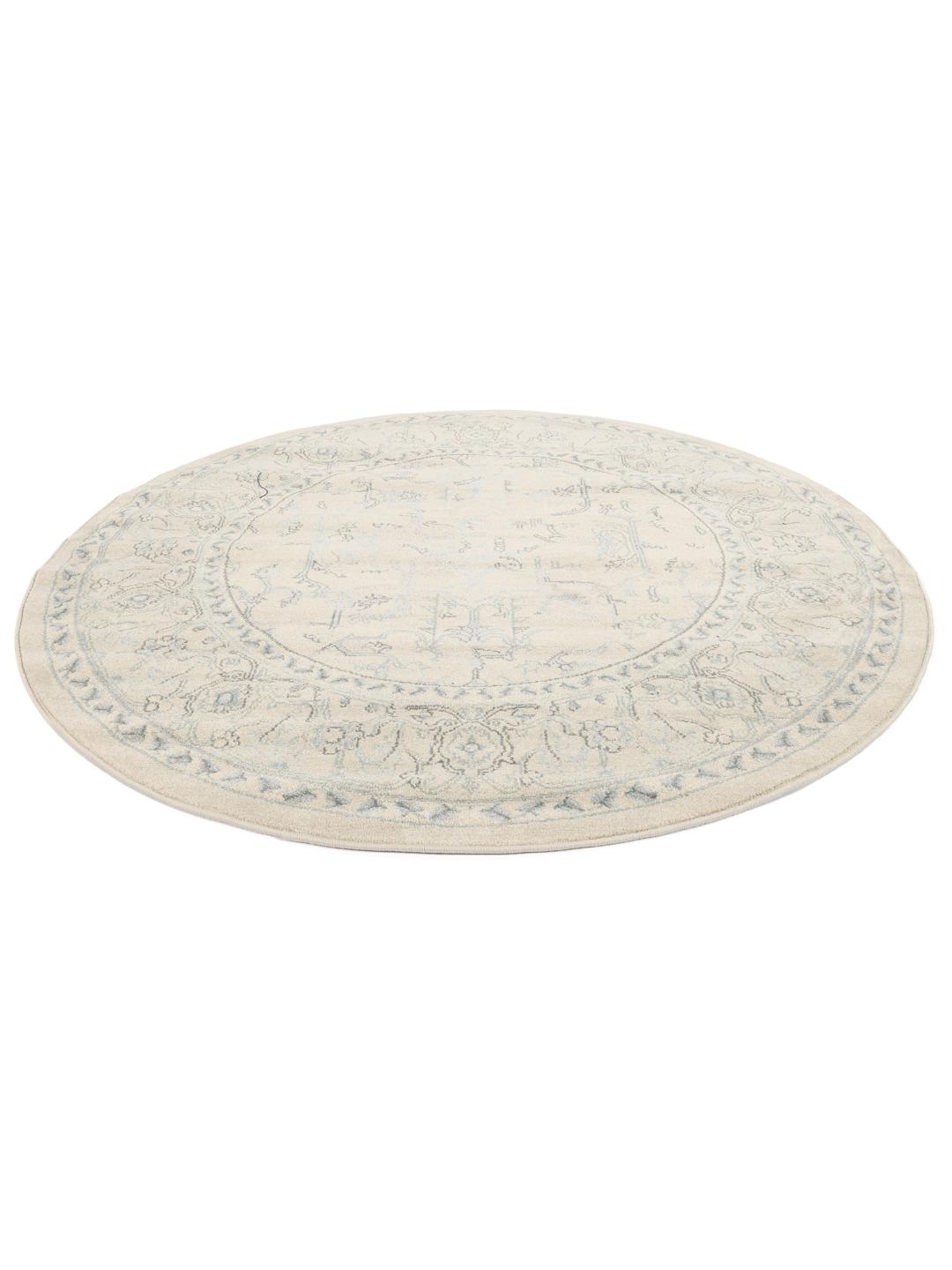 Rugvista core - Ziegler Manhattan - Beige / Lichtblauw, Rond Ø 300 cm ...