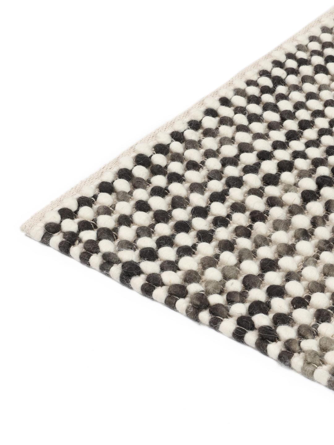 Rugvista premium - Big Drop - Mørk Grå, Avlang 80 x 290 cm Ullteppe ...