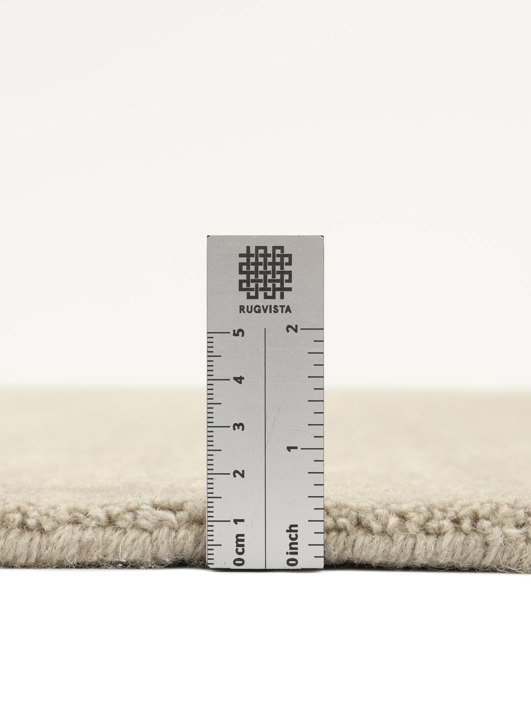 Rugvista premium - Handloom fringes - Greige, Runner 80 x 200 cm Wool ...