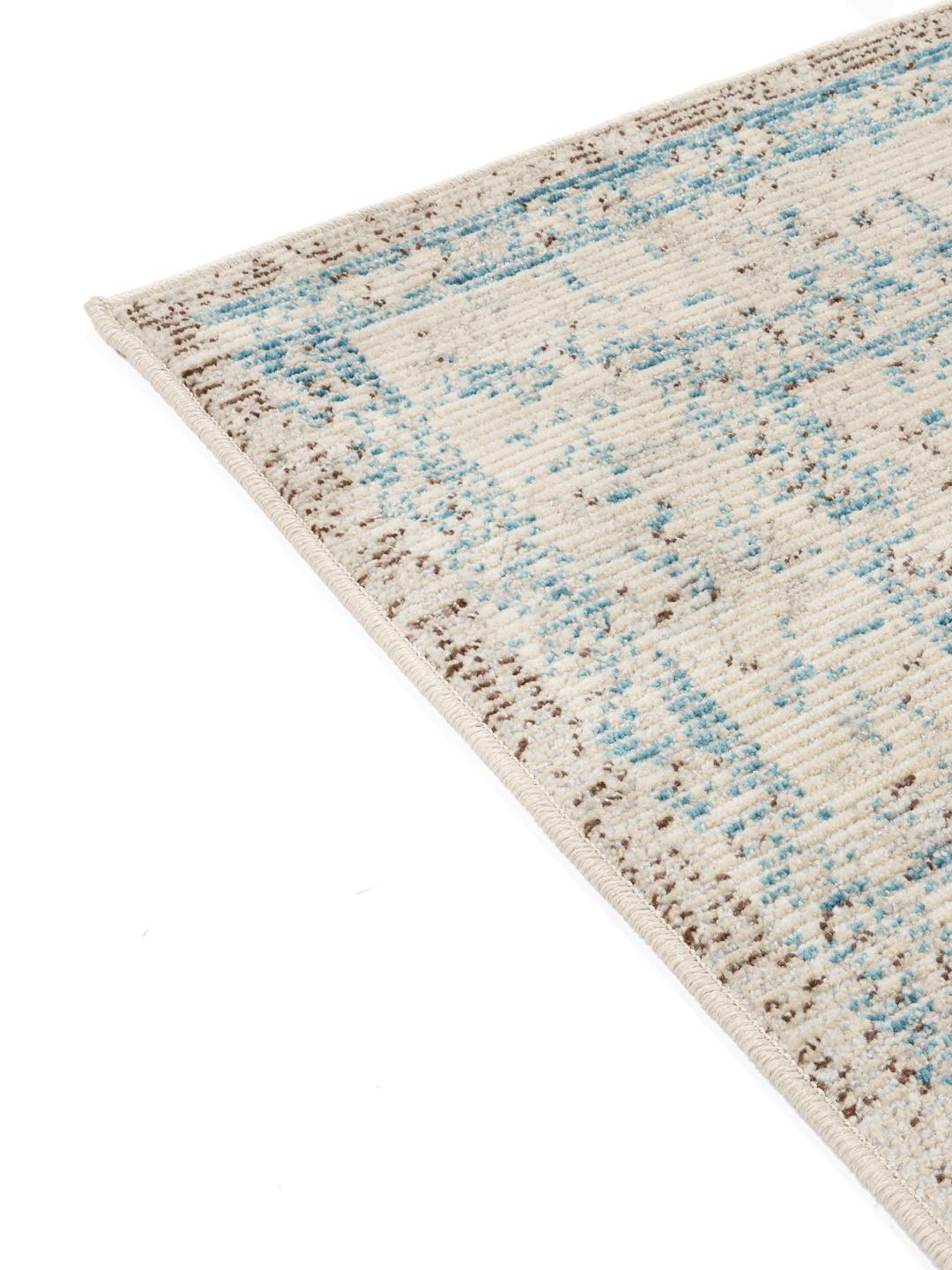 Rugvista essential - Nadia - Cream White / Greige, Runner 80 x 300 cm ...