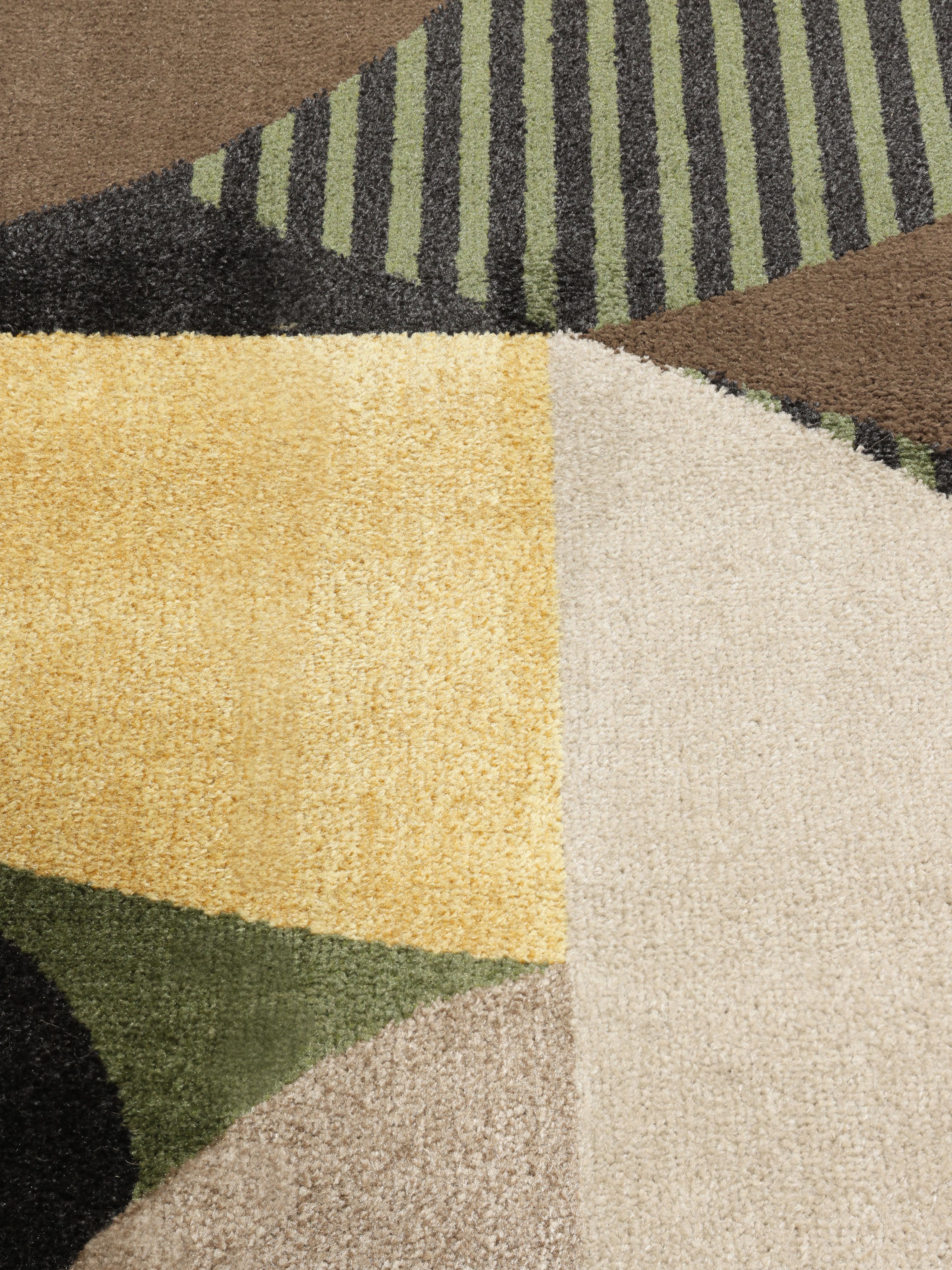 Rugvista Essential - Rondo - Green / Yellow 200 x 300 cm Rug - Rugvista