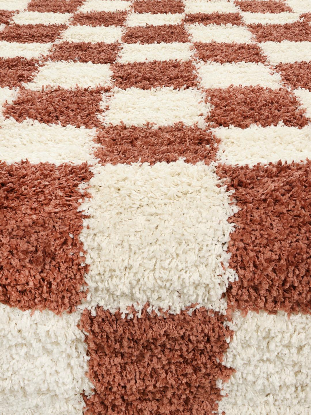 Rugvista essential - Chessie - Rust Red / Off White 200 x 300 cm Rug ...