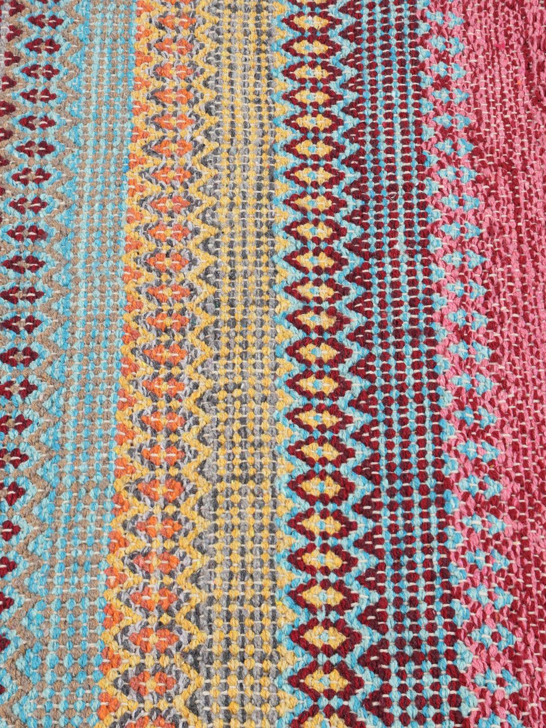 Rugvista core - Wilma - Rosa, Läufer 80 x 250 cm Baumwollteppich - Rugvista