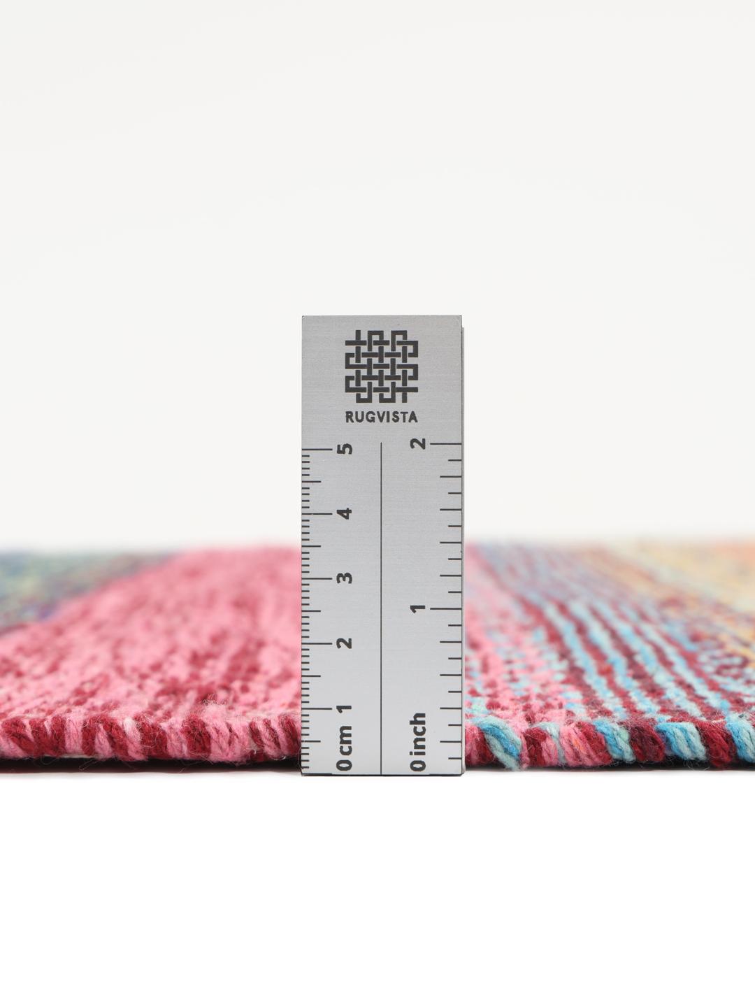 Rugvista core - Wilma - Rosa, Läufer 80 x 250 cm Baumwollteppich - Rugvista