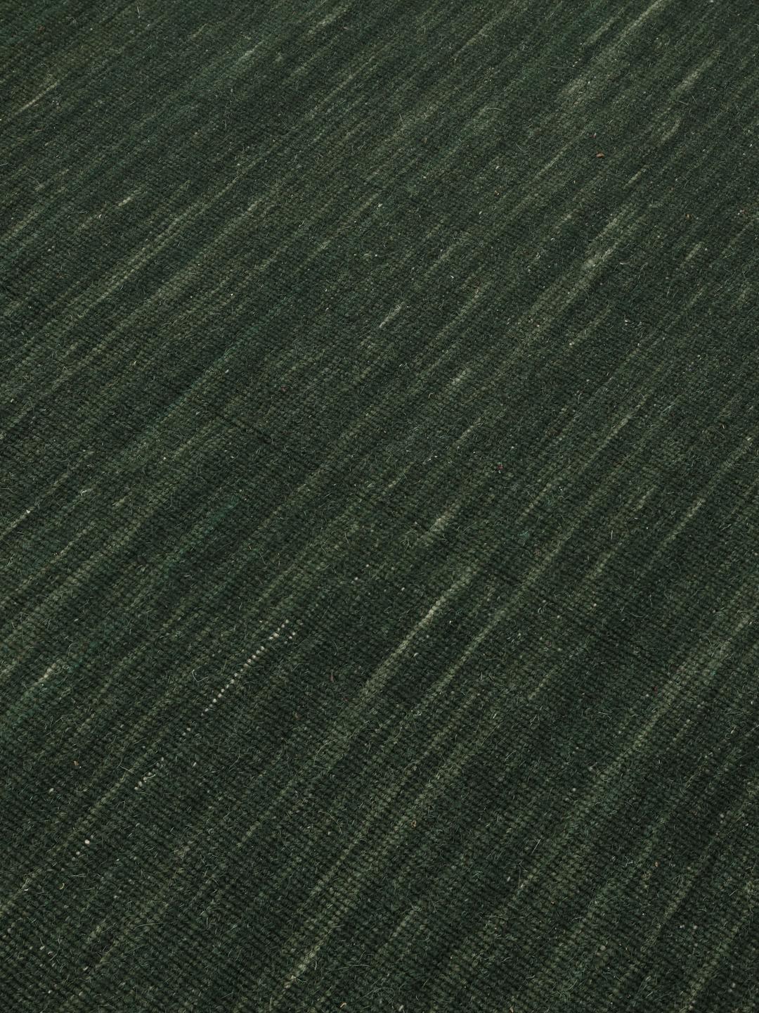 Rugvista core - Handloom flat - Forest Green 300 x 400 cm Wool Rug ...