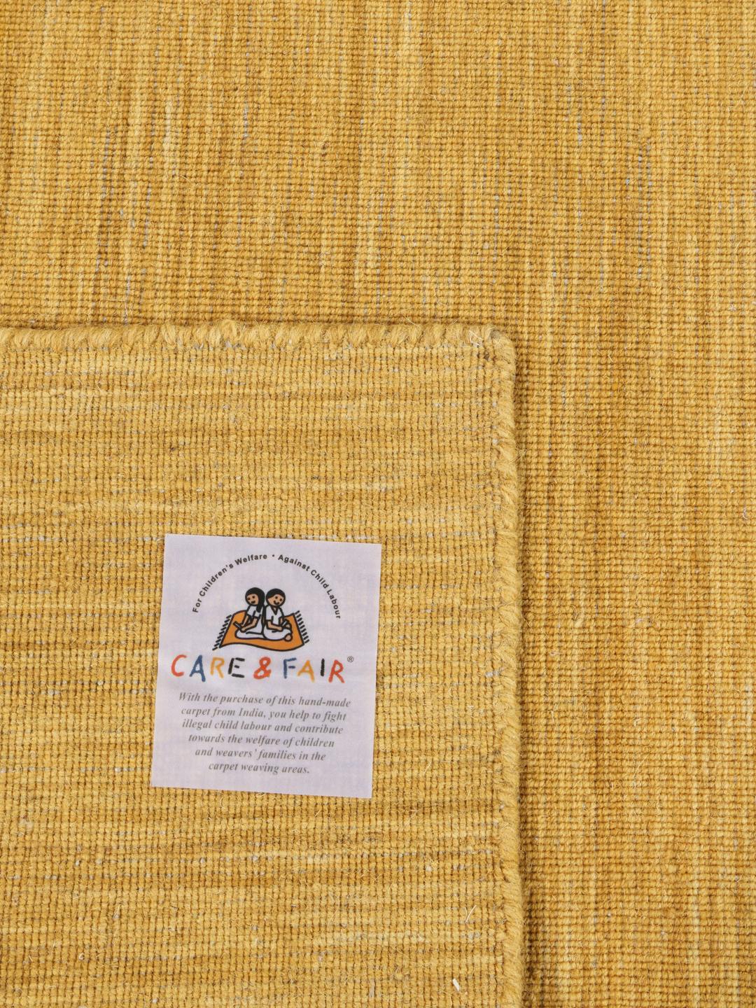 Rugvista core - Handloom flat - Yellow 200 x 300 cm Wool Rug - Rugvista