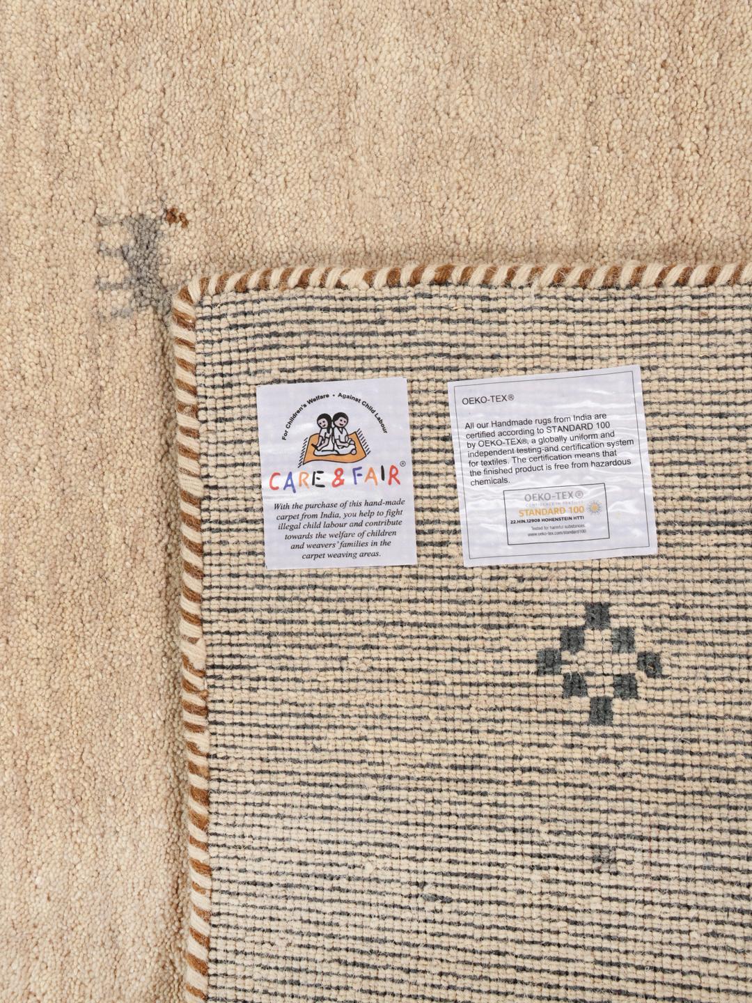 Rugvista premium - Gabbeh Giza - Beżowy 160 x 230 cm Dywan Wełniany ...
