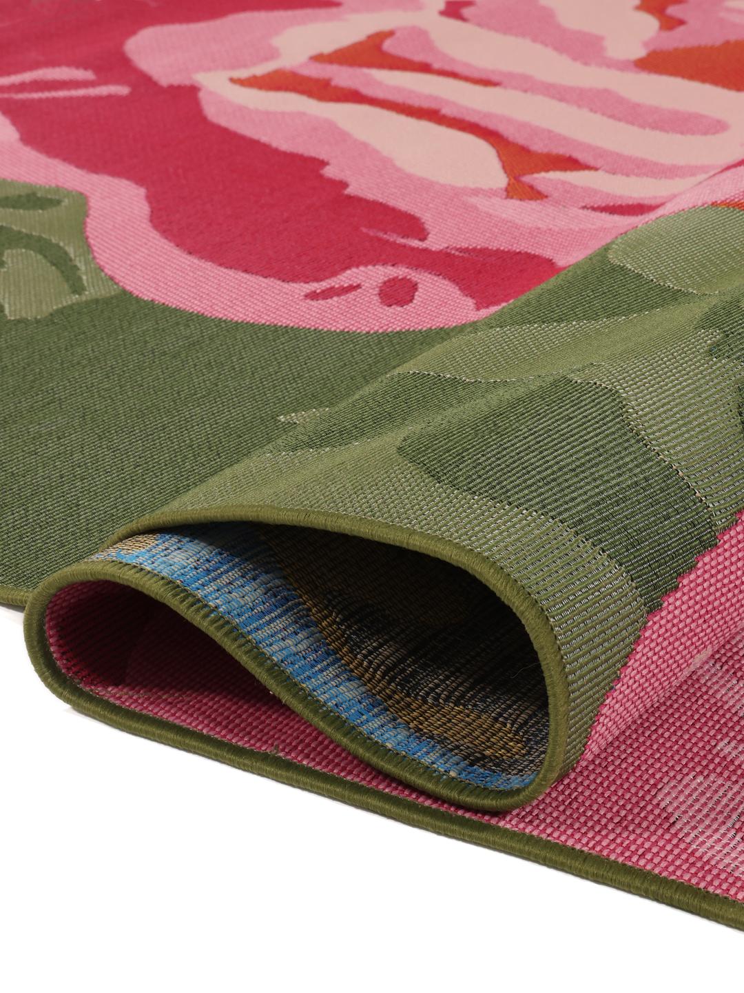 Rugvista essential - Rosabel - Pink / Green 200 x 300 cm Rug - Rugvista