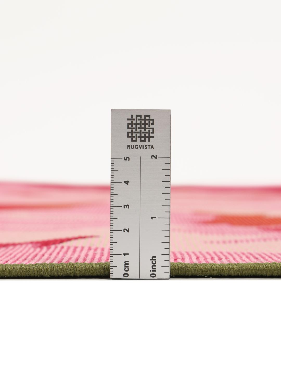 Rugvista essential - Rosabel - Rose / Vert 200 x 300 cm Tapis - Rugvista