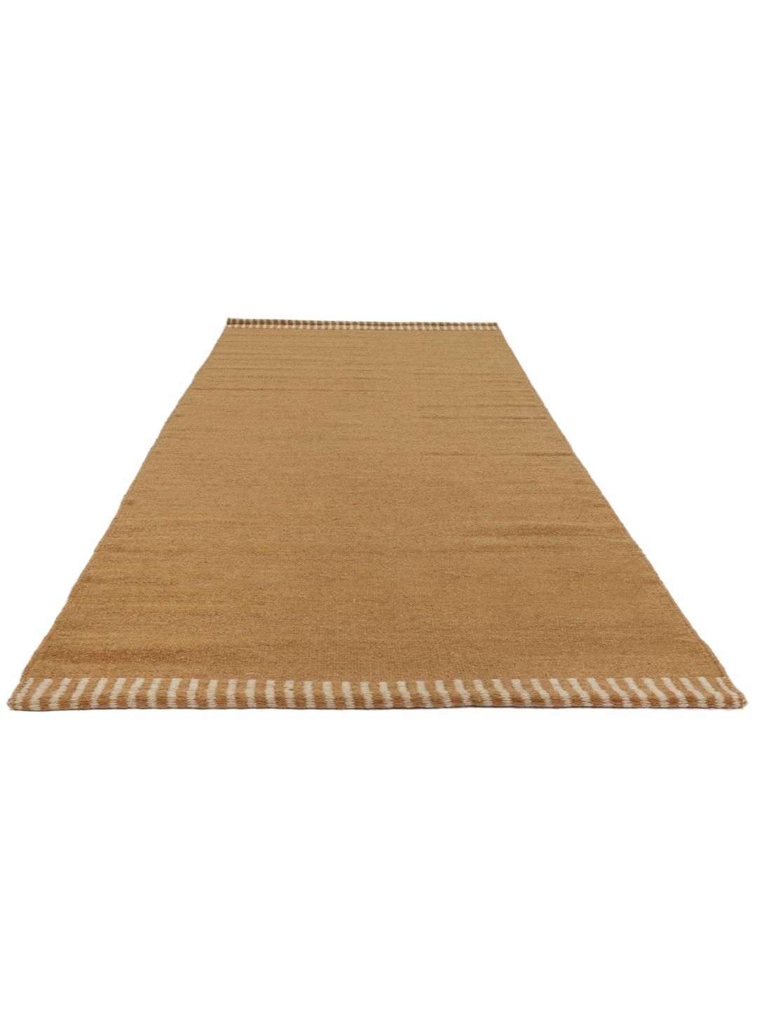 Rugvista core - Visby - Ruskea, Pitkä 100 x 250 cm Villamatto - Rugvista