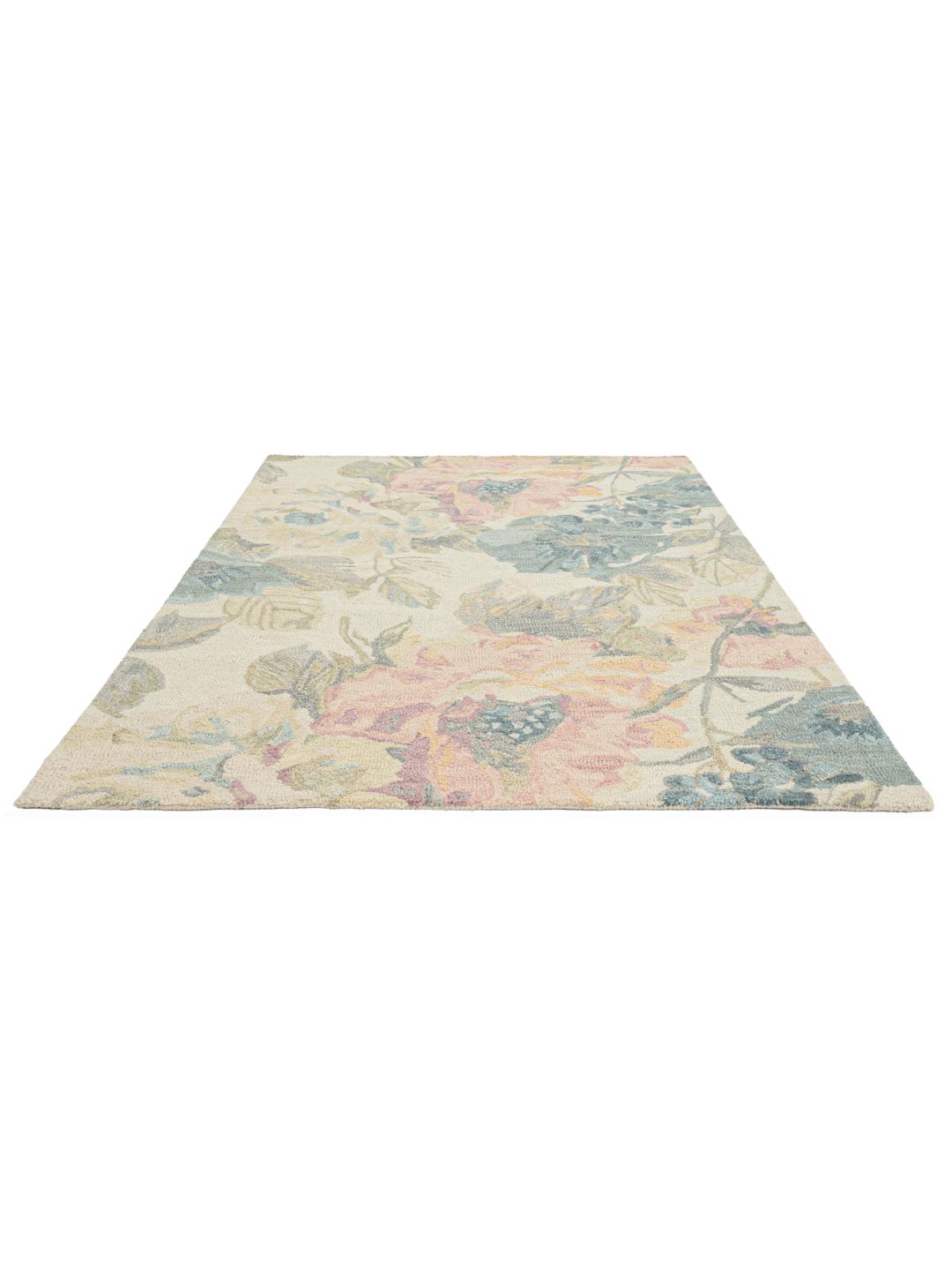Rugvista premium - Bloom - Bež / Šareni 200 x 300 cm Vuneni Tepih ...