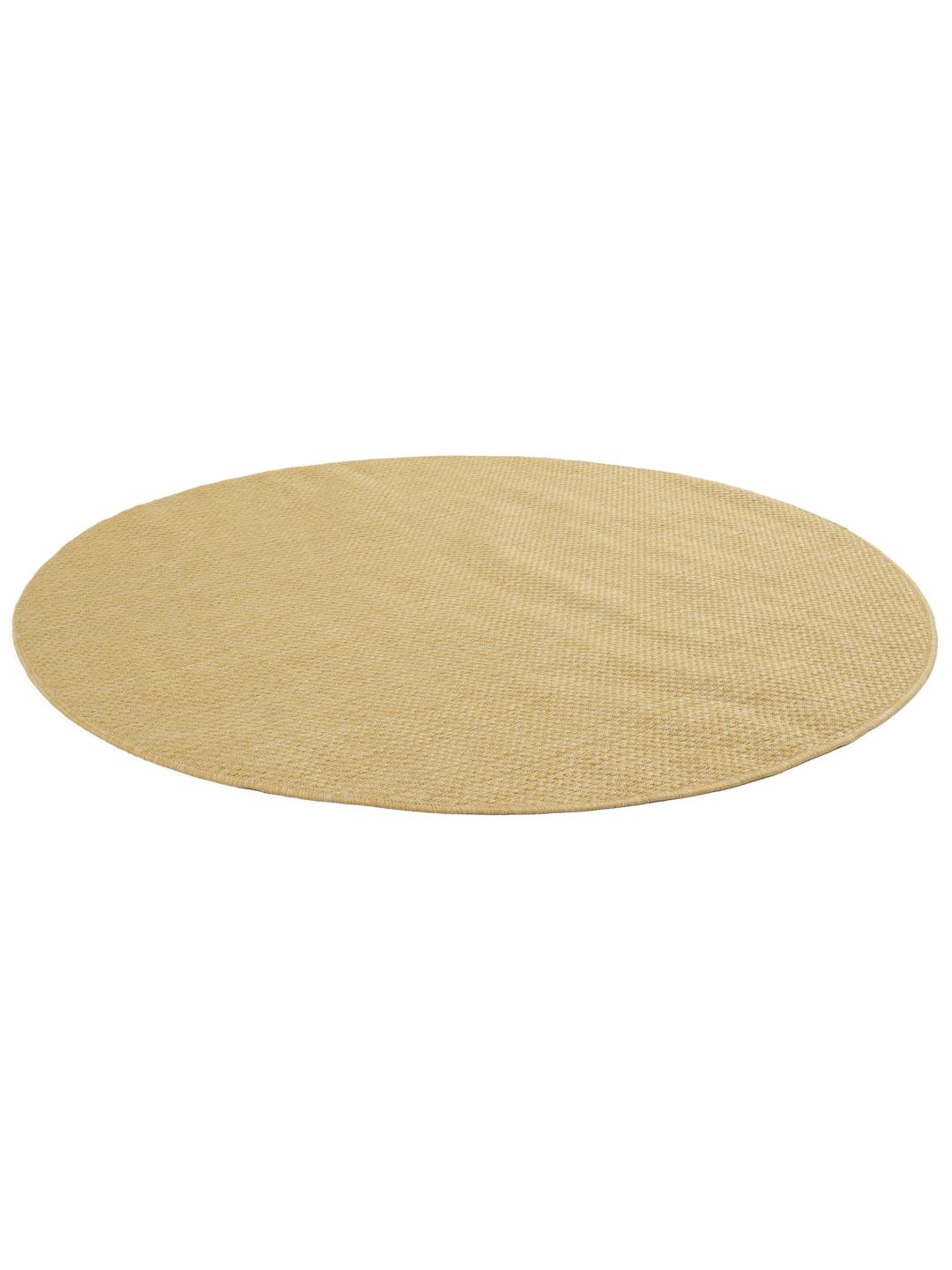 Rugvista essential - Clio - Light Yellow, Round Ø 250 cm Rug - Rugvista