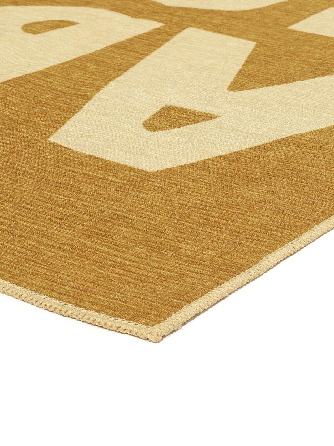 Rugvista essential - Alphabet - Senfgelb / Hellgelb 140 x 200 cm ...