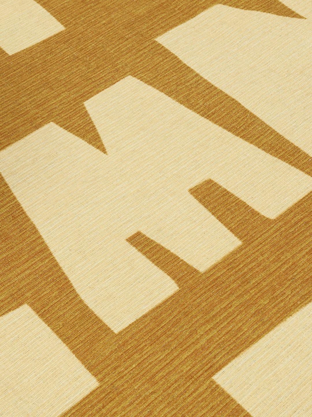 Rugvista essential - Alphabet - Senfgelb / Hellgelb, Läufer 80 x 200 cm ...