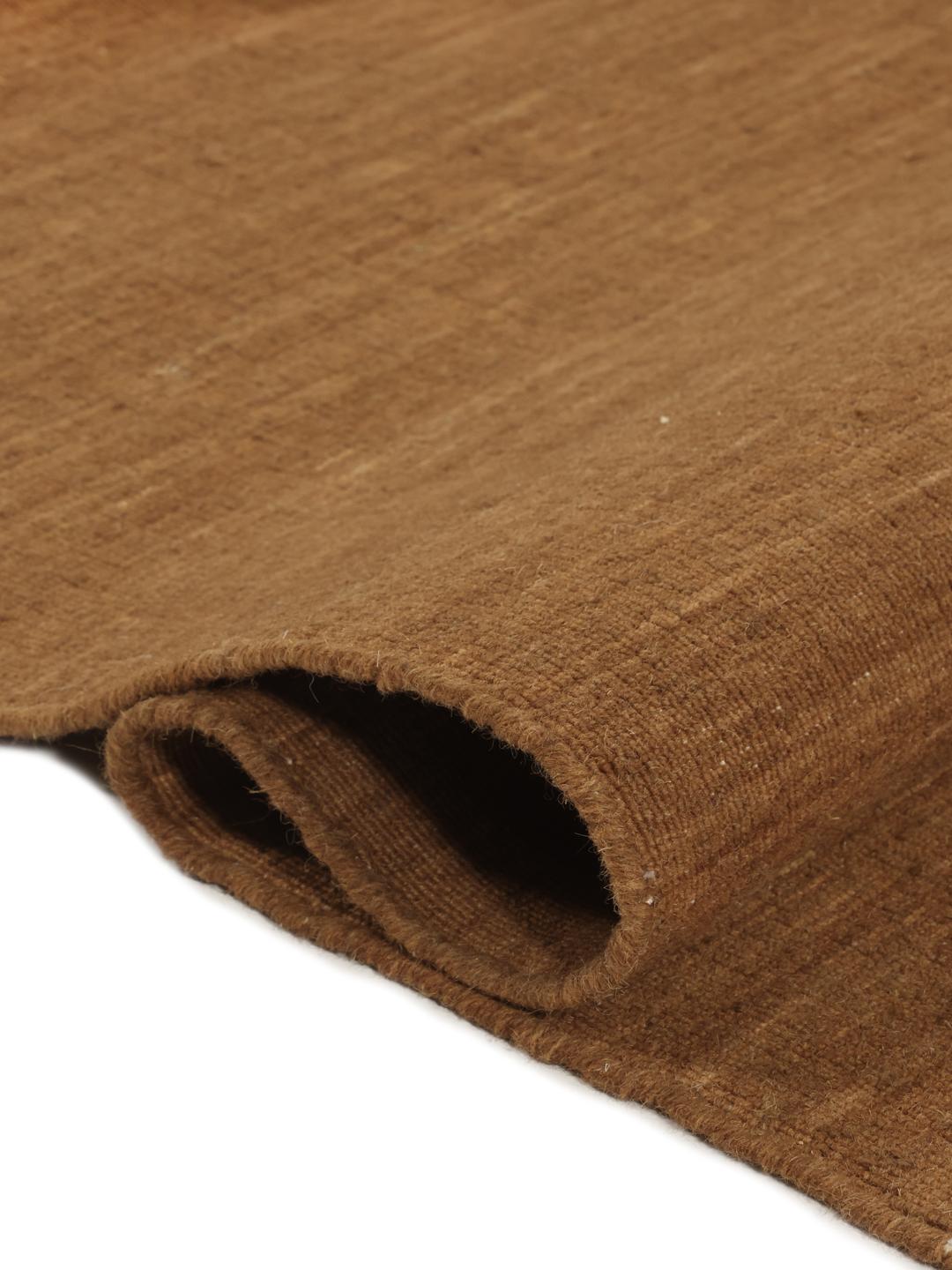 Rugvista core - Handloom flat - Ruskea 250 x 250 cm Villamatto - Rugvista