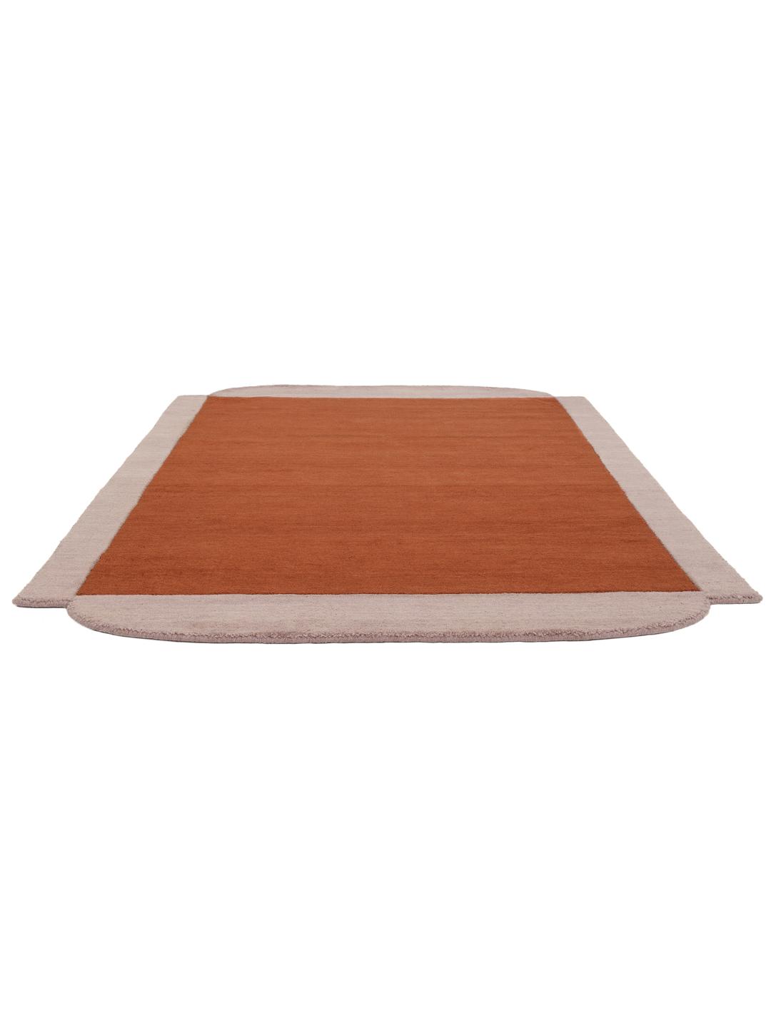 Rugvista premium - Glasgow - Rust Red / Purple 200 x 300 cm Wool Rug ...