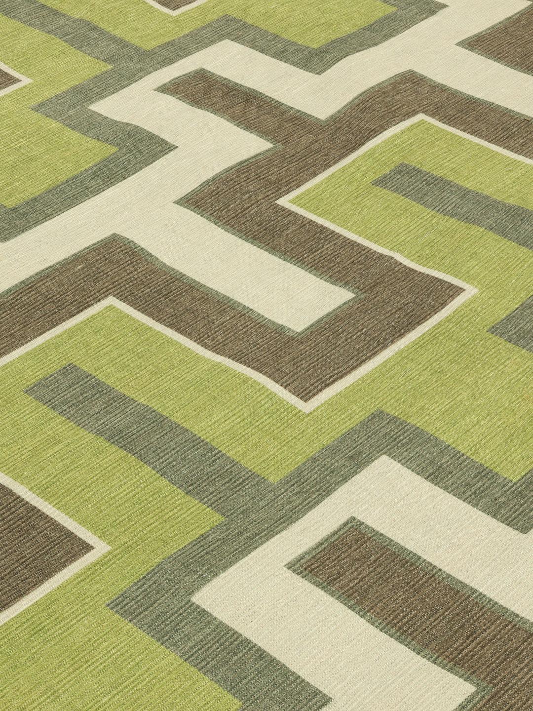 Rugvista essential - Mona - Vert Olive, De passage 80 x 250 cm Tapis ...