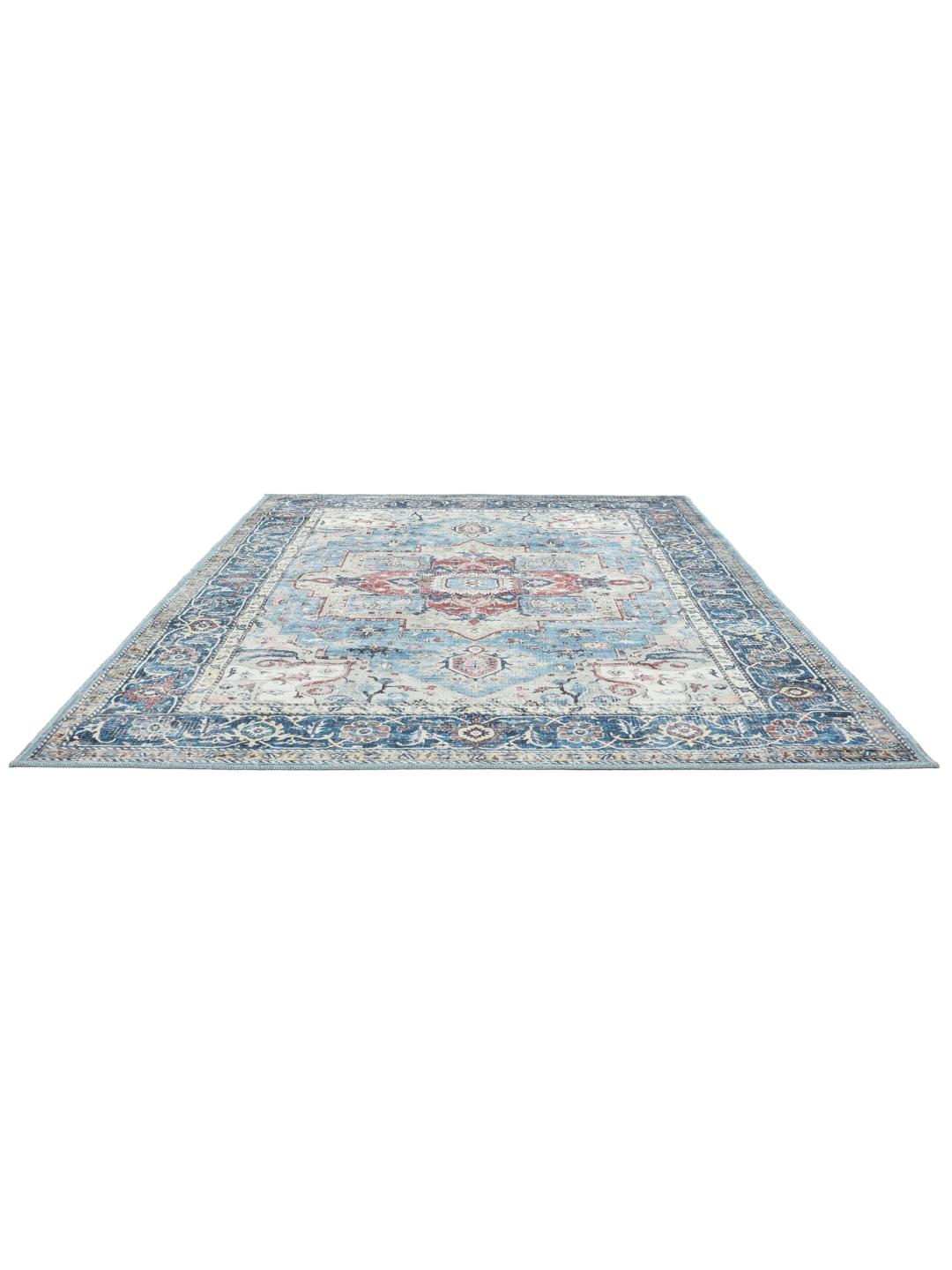 Rugvista essential - Georgia Oriental - Blå / Flerfärgad 200 x 300 cm ...