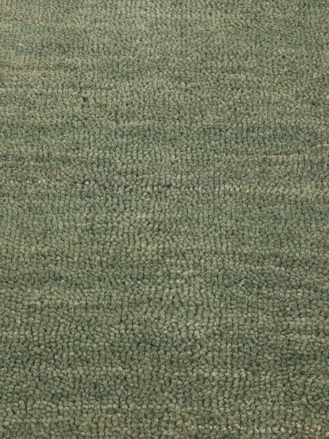 Rugvista premium - Handloom fringes - Forest Green 200 x 300 cm Wool ...