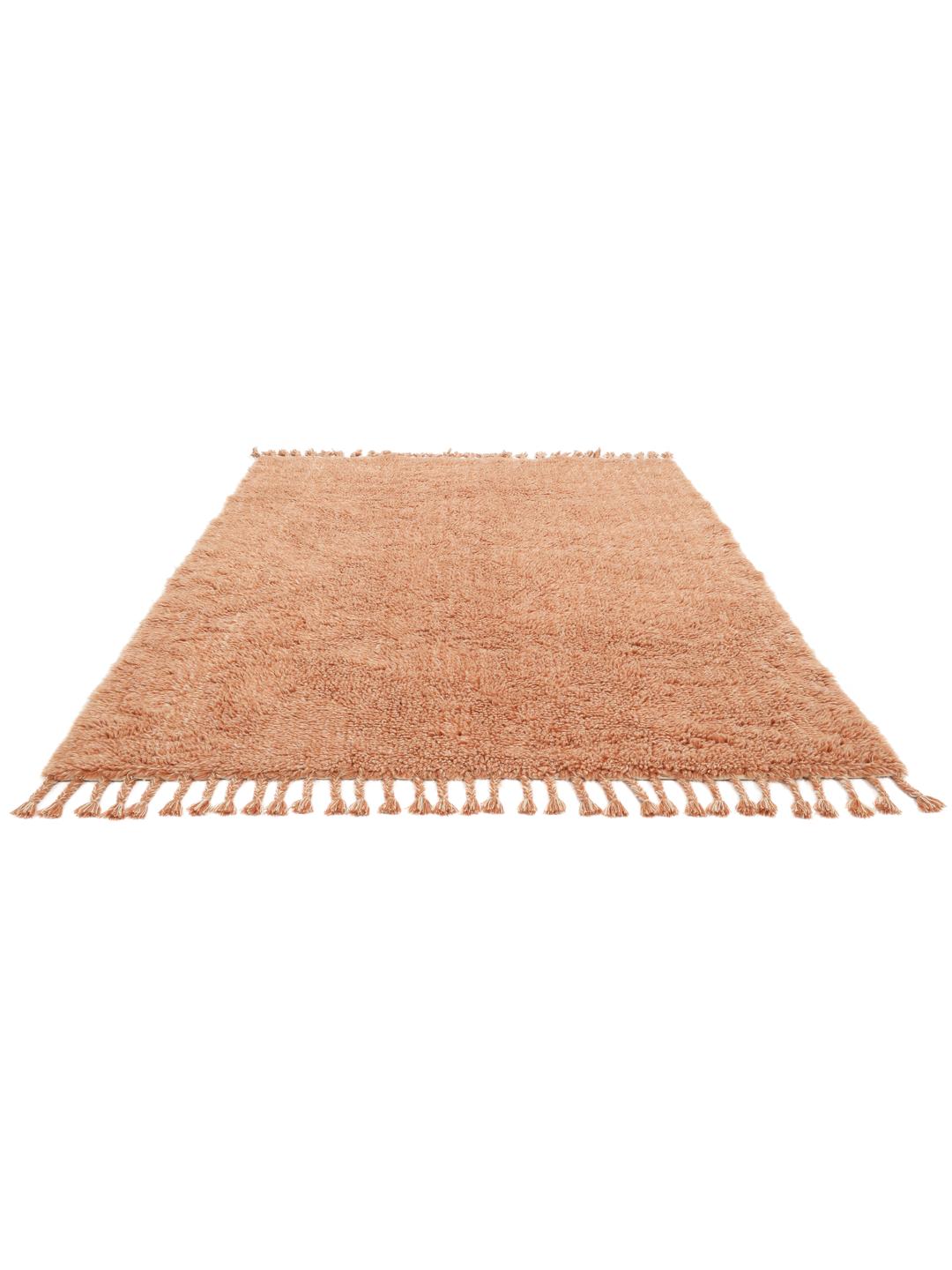 Rugvista core - Mela shaggy - Terrakotta 200 x 300 cm Ullmatta - Rugvista