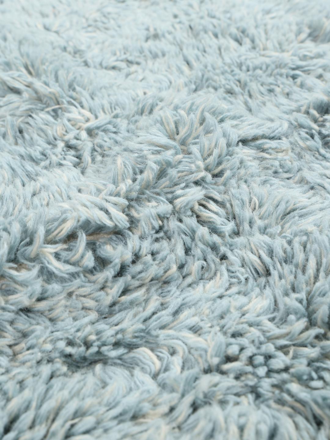 Rugvista core - Mela shaggy - Blau 200 x 300 cm Wollteppich - Rugvista